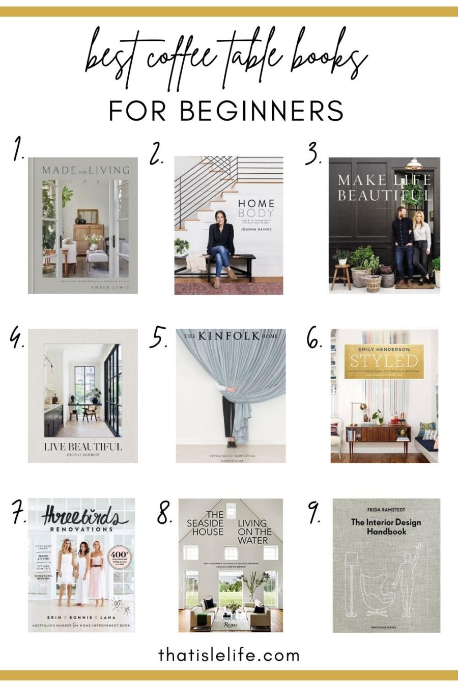 How To Style Coffee Table Books Like A Pro (And Which Ones To Buy!)