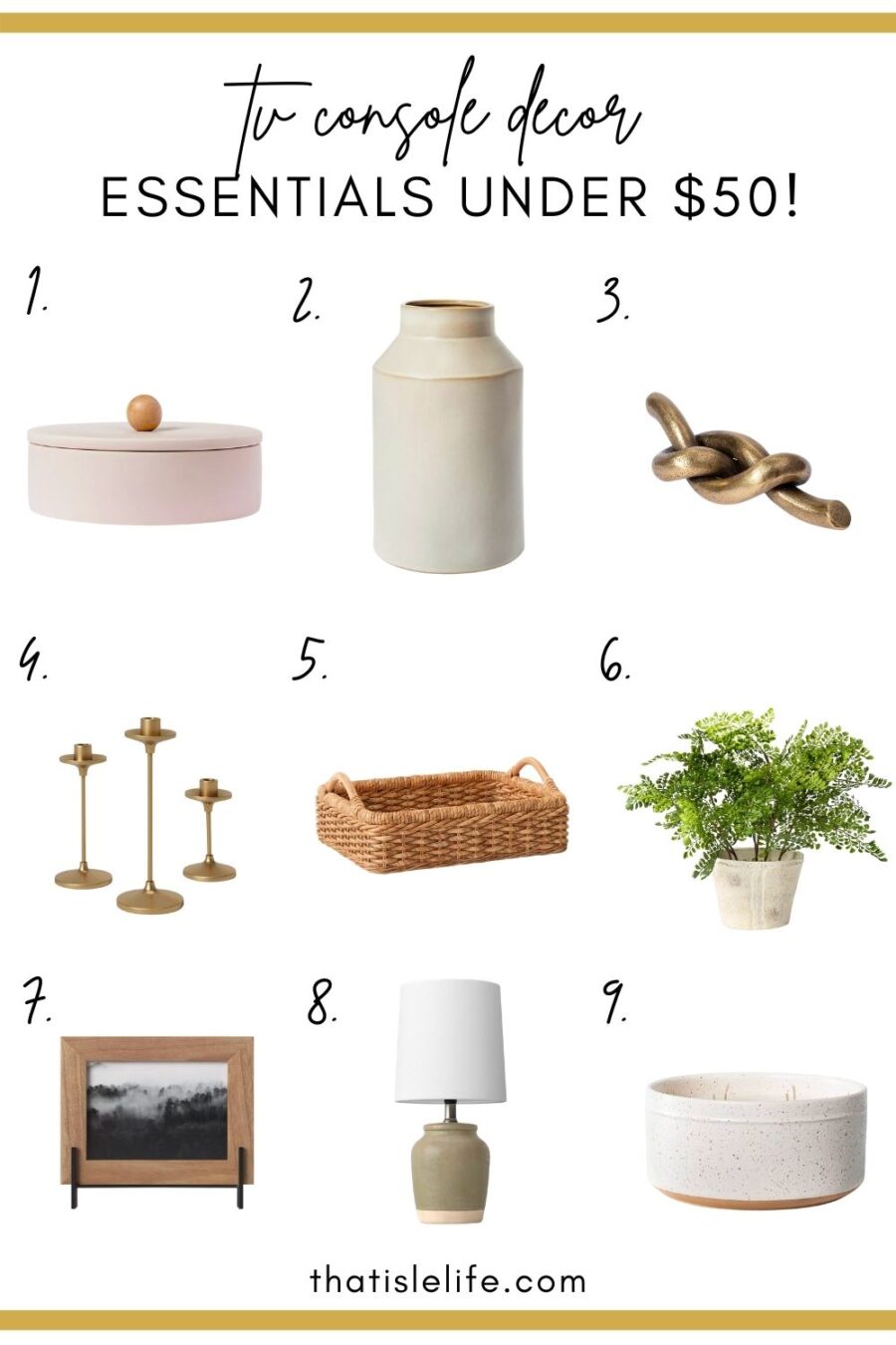 How To Style A TV Console In Six Easy Steps