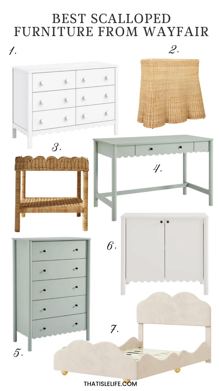 46 Stunning Scalloped Furniture You’ll Love (And Where to Buy Them!)