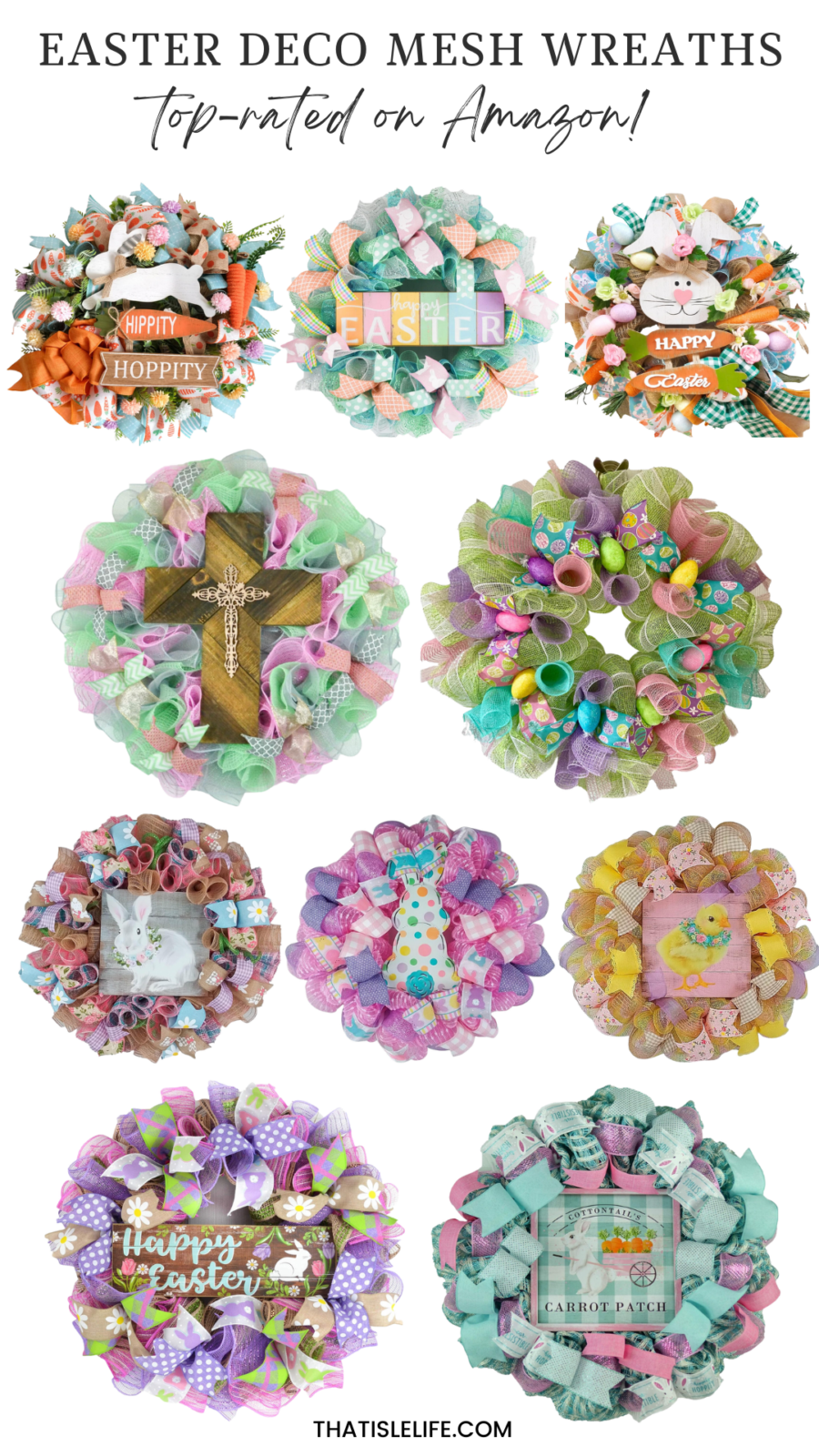 42 Must-Have Spring Deco Mesh Wreaths From Amazon