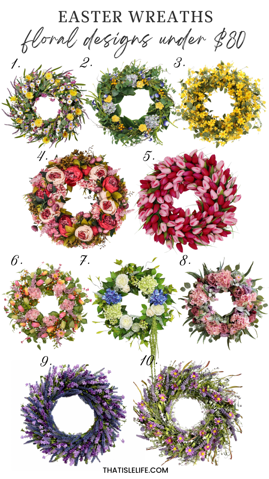 50 Easter Wreaths That’ll Make Your Front Door Stand Out