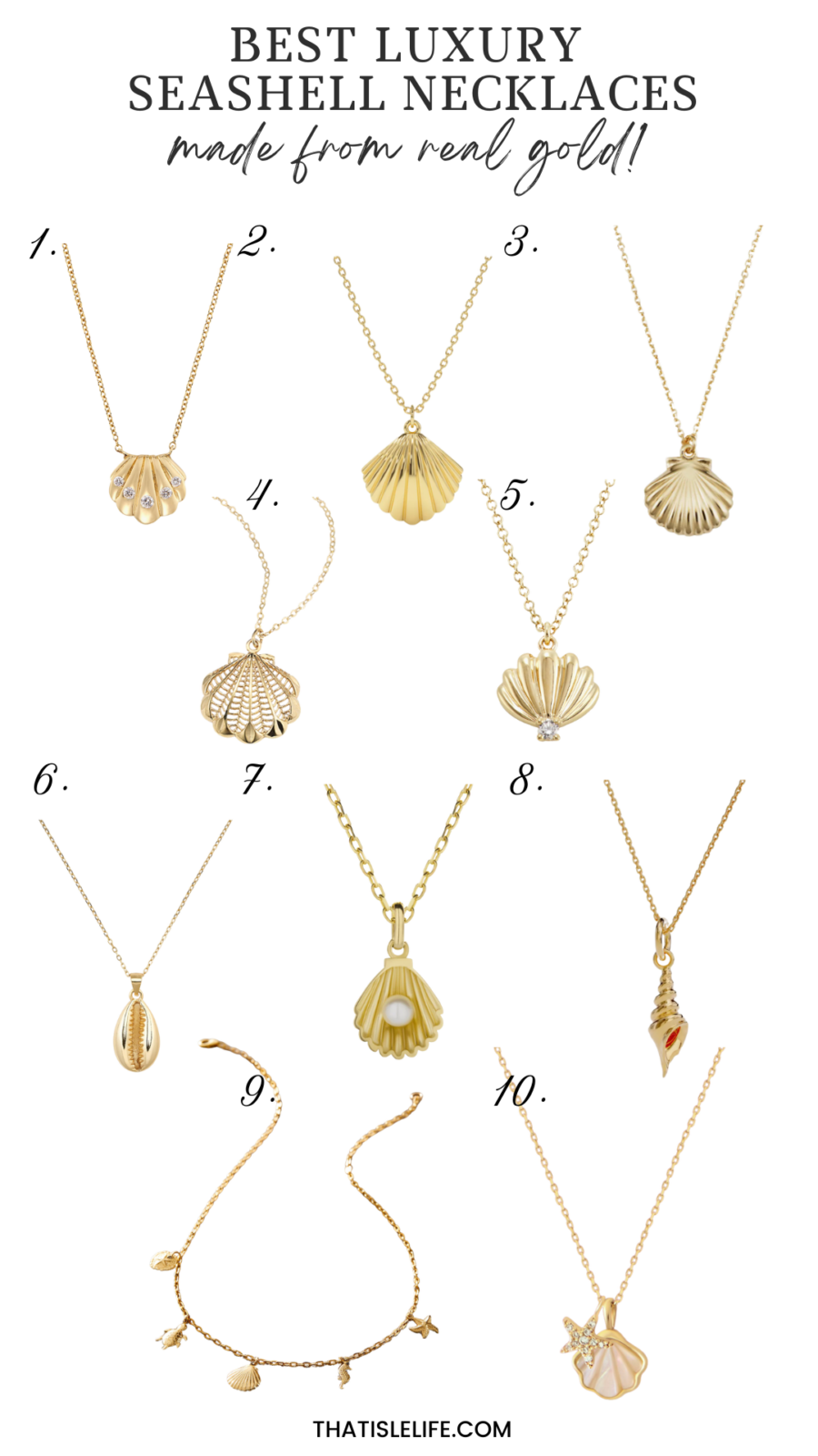 81 Stunning Seashell Jewelry Pieces for Every Budget